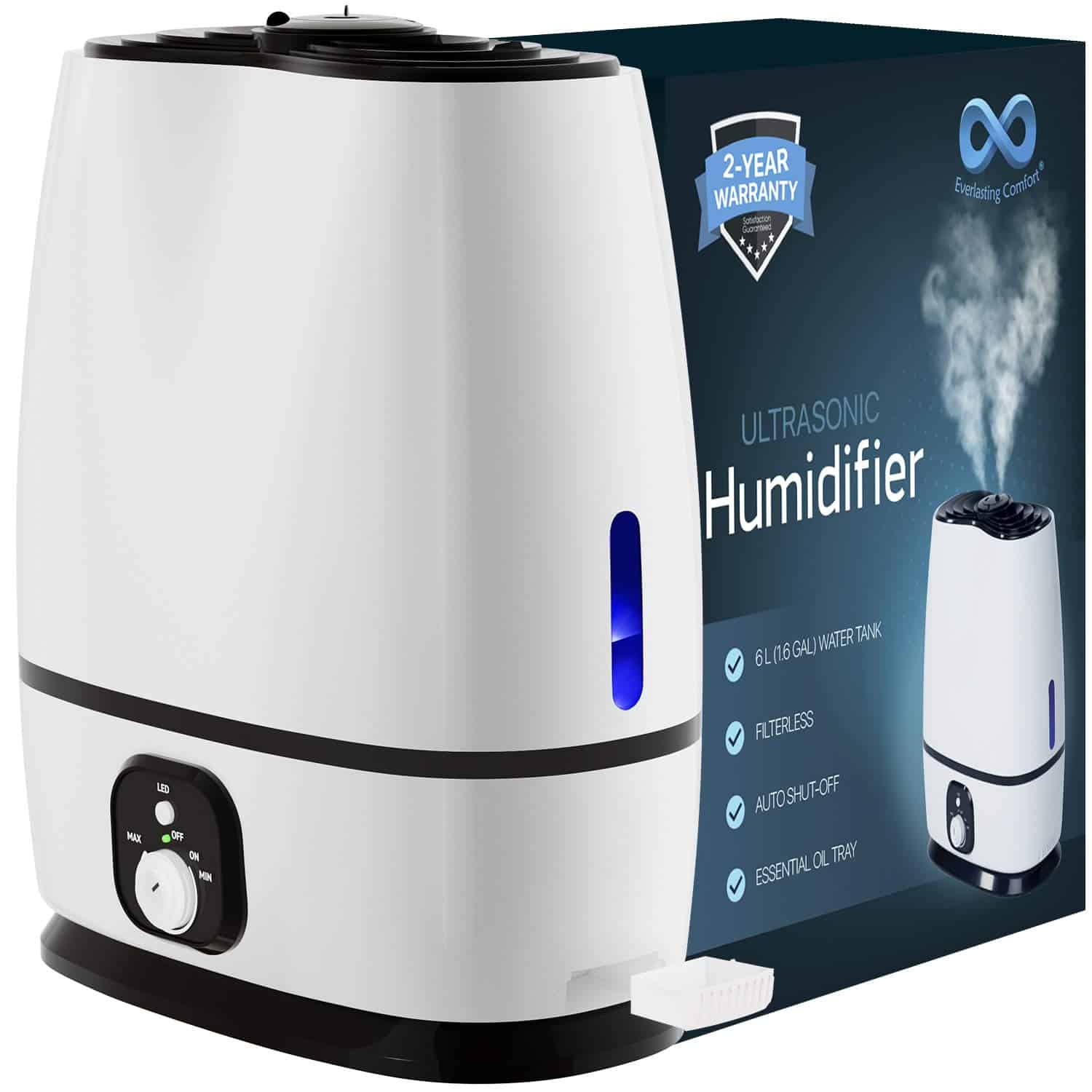 Everlasting Comfort Ultrasonic Cool Mist Humidifier Review ...