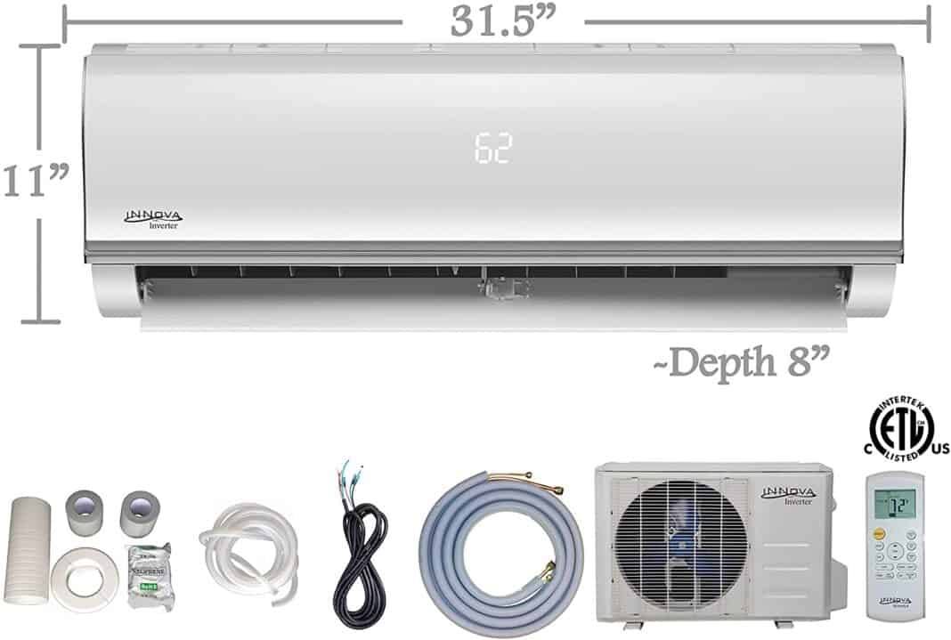 Innova 12,000 BTU Ductless Mini-Split Air Conditioner Review ...